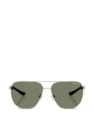 Armani Exchange Pilot-frame Sunglasses - Silver