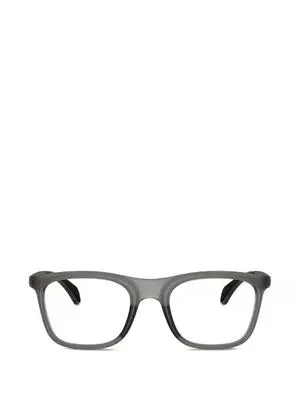 Moncler Matte Square-frame Glasses - Grey