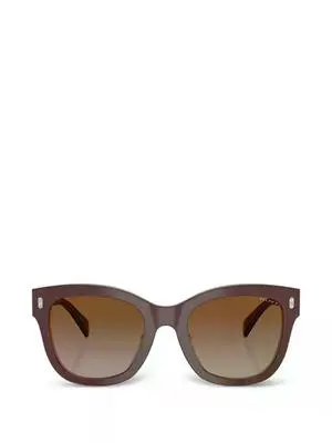RALPH EYEWEAR Logo Detail Sunglasses - Brown