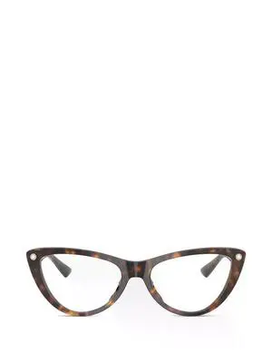 JIMMY CHOO Havana Cat-eye Glasses - Brown