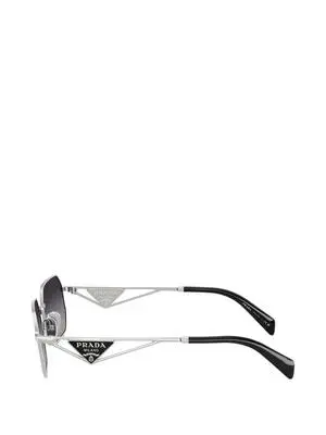 Prada Geometric-frame Sunglasses