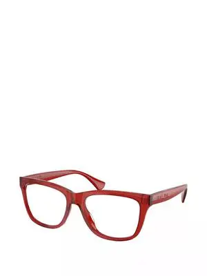 RALPH EYEWEAR Square Frame Eyeglasses - Red