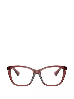Burberry Square-frame Glasses - Red