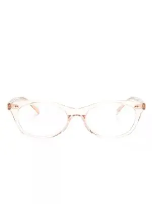 Oliver Spencer Dezerai Rectangle-frame Sunglasses - Pink