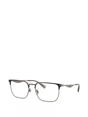 COACH Logo-plaque Square-frame Glasses