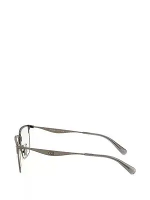 COACH Logo-plaque Square-frame Glasses