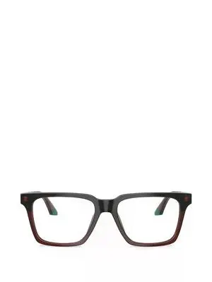 Emporio Armani Geometric Glasses - Brown