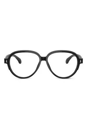 Moncler Round-frame Glasses - Black