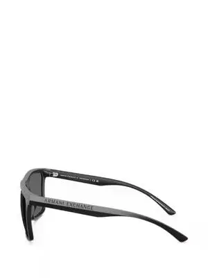 Armani Exchange Matte-finish Square-frame Sunglasses