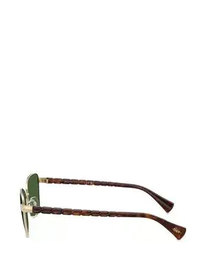 POLO RALPH LAUREN EYEWEAR Shiny Pale Geometic Sunglasses