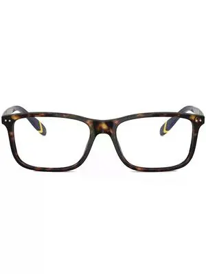 POLO RALPH LAUREN EYEWEAR Rectangle-frame Glasses - Brown