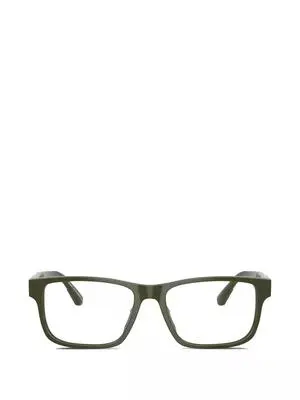 Emporio Armani Square-frame Glasses - Green