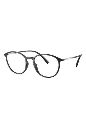 Giorgio Armani Metal-rim Round Glasses