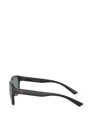 POLO RALPH LAUREN EYEWEAR Matte-finish Rectangle-frame Sunglasses