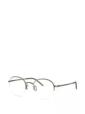 Giorgio Armani Two-tone Round Glasses