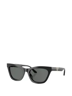 Emporio Armani Logo Detail Cat-eye Sunglasses