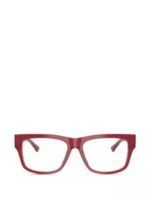 JIMMY CHOO Square Frame Glasses - Red