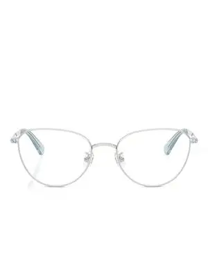 SWAROVSKI Crystal-embellished Cat-eye Glasses - Silver