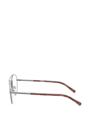 Emporio Armani Pilot-frame Double-bridge Glasses