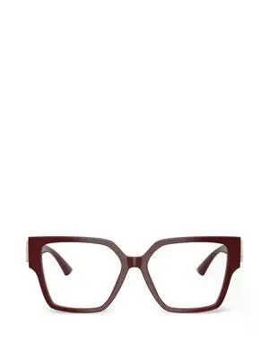 JIMMY CHOO Square-frame Glasses - Red
