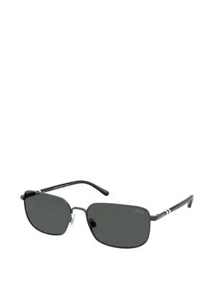 POLO RALPH LAUREN EYEWEAR Square-frame Sunglasses - Black
