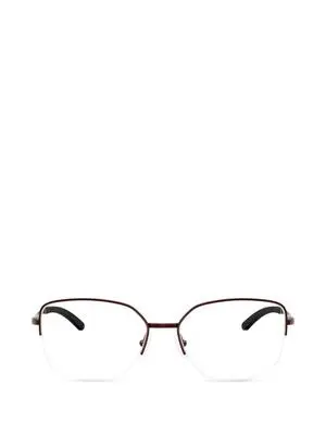 Oakley Moonglow Rectangle-frame Glasses - Brown