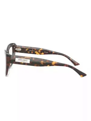 JIMMY CHOO Havana Cat-eye Glasses