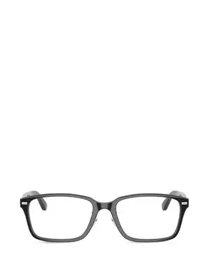 POLO RALPH LAUREN EYEWEAR Shiny Rectangle Frames Glasses - Black