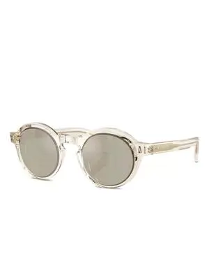 Moncler Aurone Round-frame Sunglasses - Neutrals