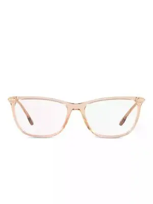 Versace Rectangular-frame Glasses - Pink
