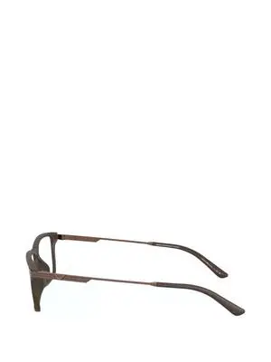 Emporio Armani Rectangle Glasses - Brown