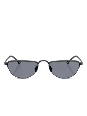 Giorgio Armani Oval-frame Sunglasses - Blue