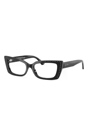 JIMMY CHOO Jc3018b Crystal-embellished Glasses - Black