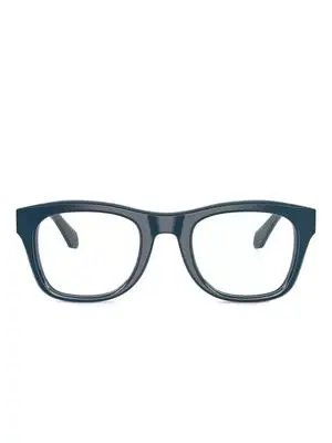 Giorgio Armani Square-frame Glasses - Blue