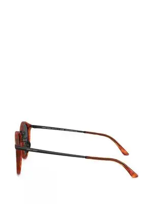 Giorgio Armani Round-frame Tortoiseshell Sunglasses