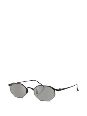 Giorgio Armani Geometric-frame Sunglasses - Black