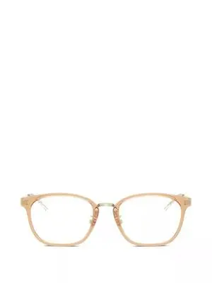 Ray-ban Transparent Browline Glasses Neutrals
