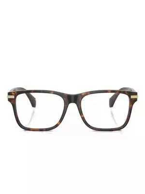 Moncler Rectangle-frame Glasses - Brown