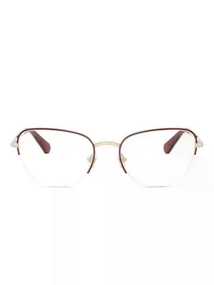 SWAROVSKI Crystal-embellished Cat Eye-frame Glasses - Gold