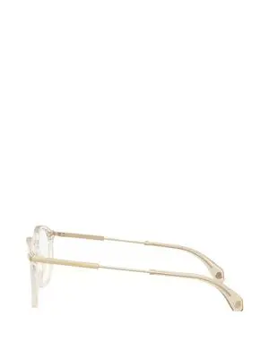 Moncler Round-frame Glasses - Neutrals