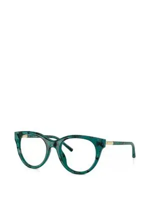 Dolce & Gabbana Cat-eye Frame Glasses - Green