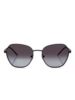 Emporio Armani Geometric-frame Sunglasses - Black