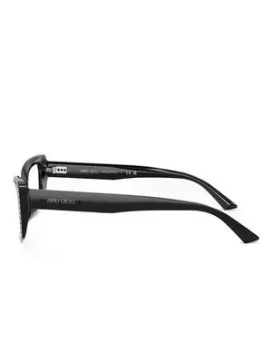 JIMMY CHOO Crystal-embellished Cat-eye Glasses