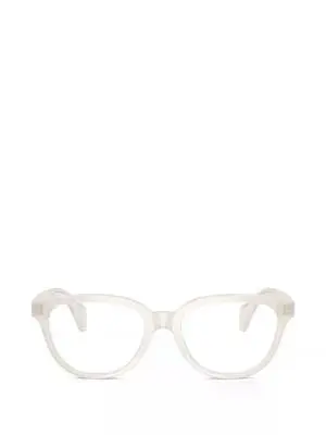 Moncler Oval-frame Glasses - Neutrals