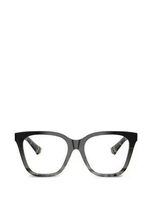 Burberry Check Frame Glasses - Black