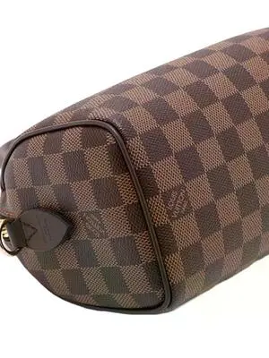 LOUIS VUITTON 2000-2026 Damier Ebene Speedy Bandouliere 20 Satchel