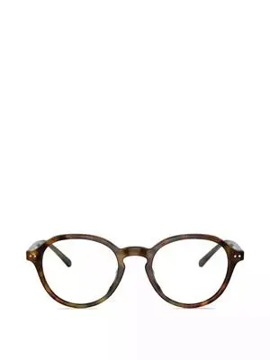 POLO RALPH LAUREN EYEWEAR Round-frame Tortoiseshell Glasses - Brown