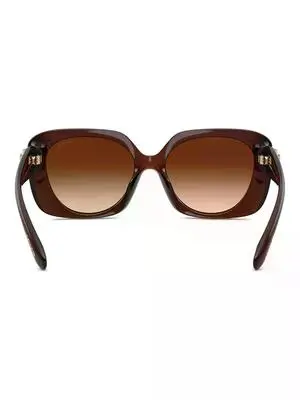 COACH Logo-plaque Square Sunglasses