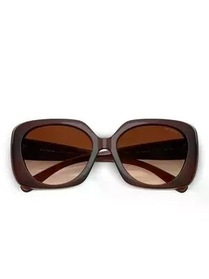 COACH Logo-plaque Square Sunglasses