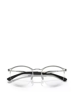 Ray-ban Round-frame Semi-rimless Glasses